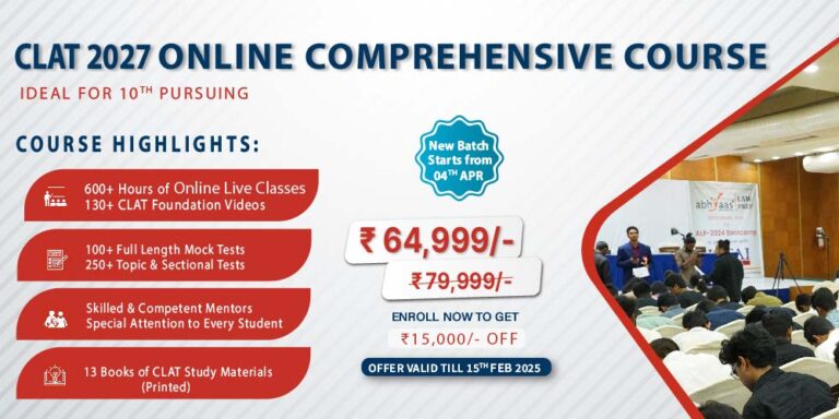 CLAT Online Coaching | CLAT 2026 / 27 Online Coaching Classes